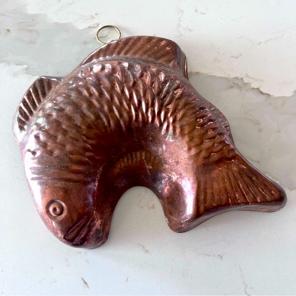 Kitchen | Vintage Copper Fish Mold | Poshmark